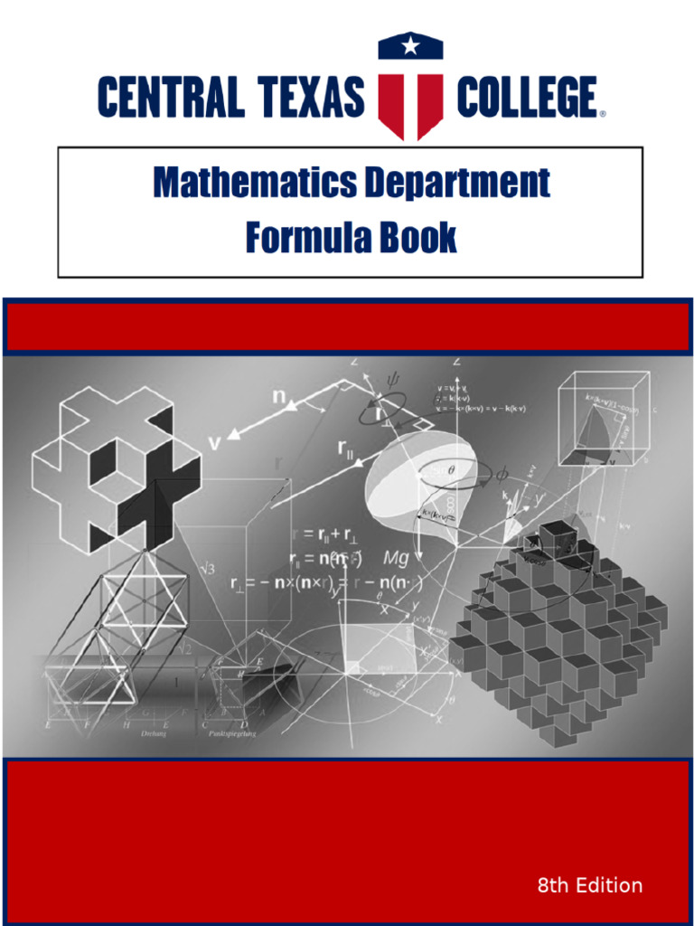 CTC Math Formula Book-WithCover-7!15!21 | PDF | Area | If And Only If