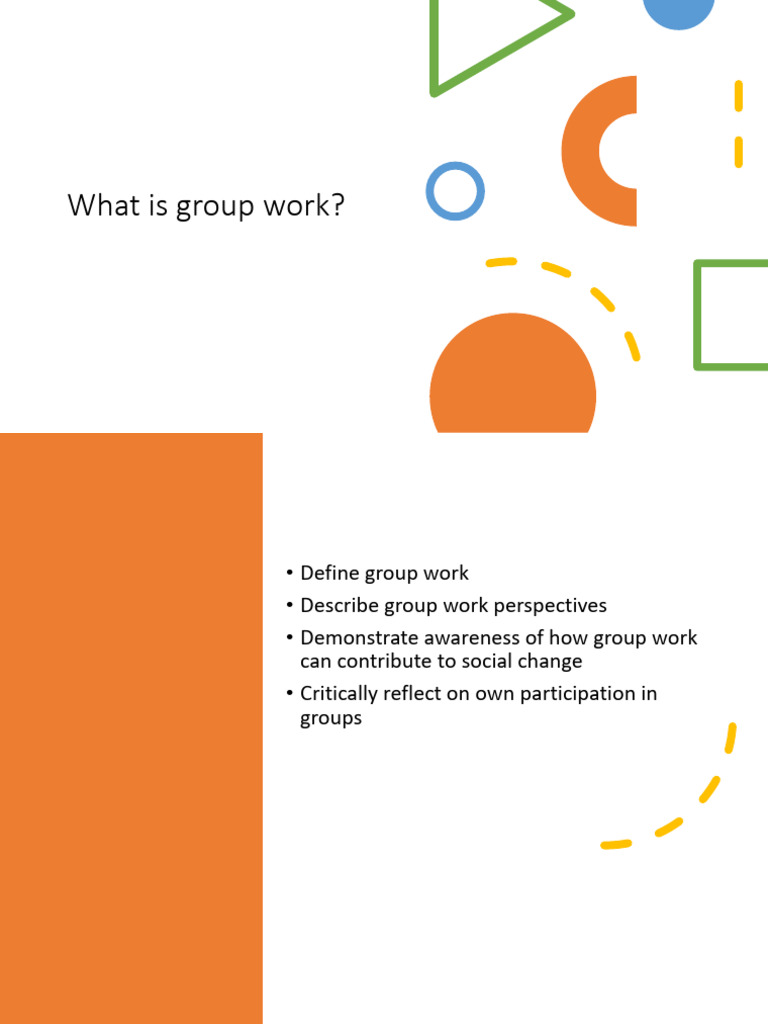 SOAD9226 What Is Group Work Notes | PDF | Learning | Id