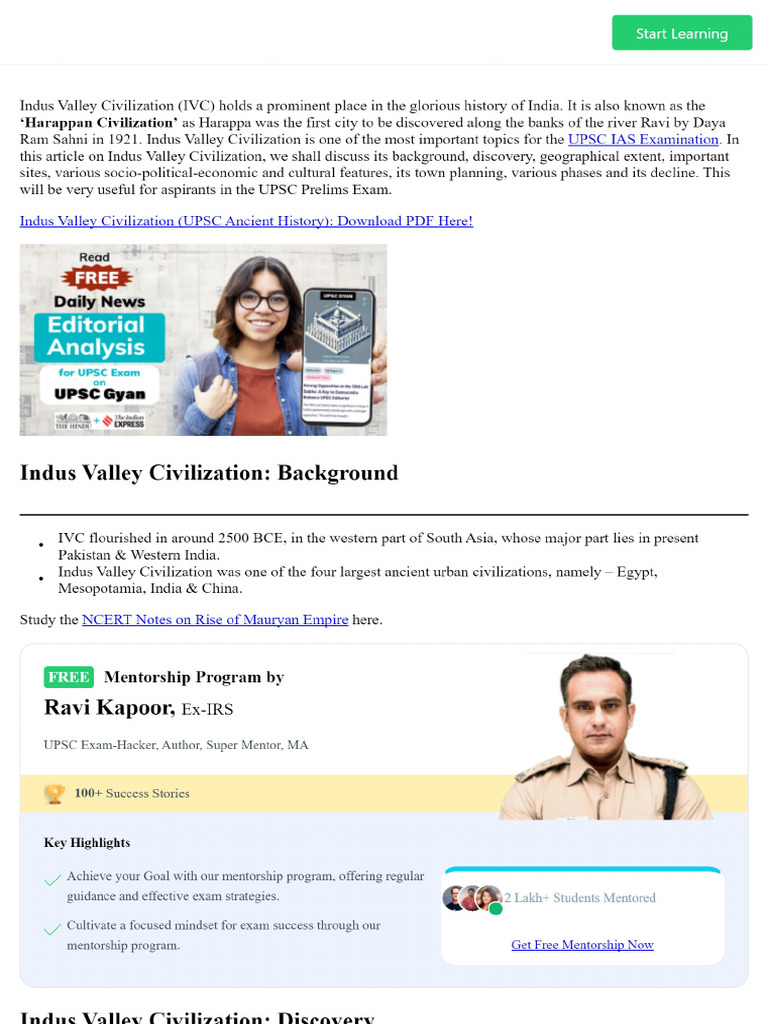 Indus Valley Civilization_ History, Facts, Map, Location, Language ...