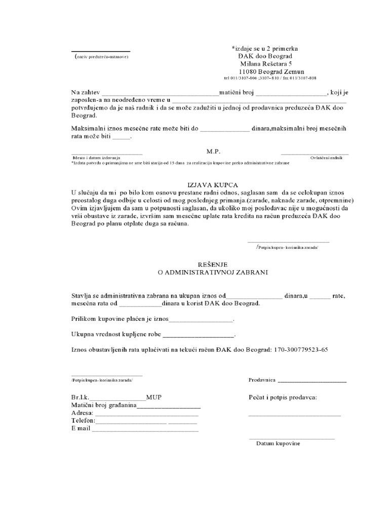 Adm Zab Opsta Djak | PDF