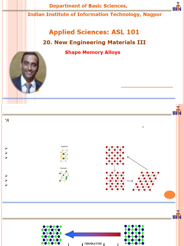Shape Memory Alloys Overview and Applications | PDF | Shape Memory ...
