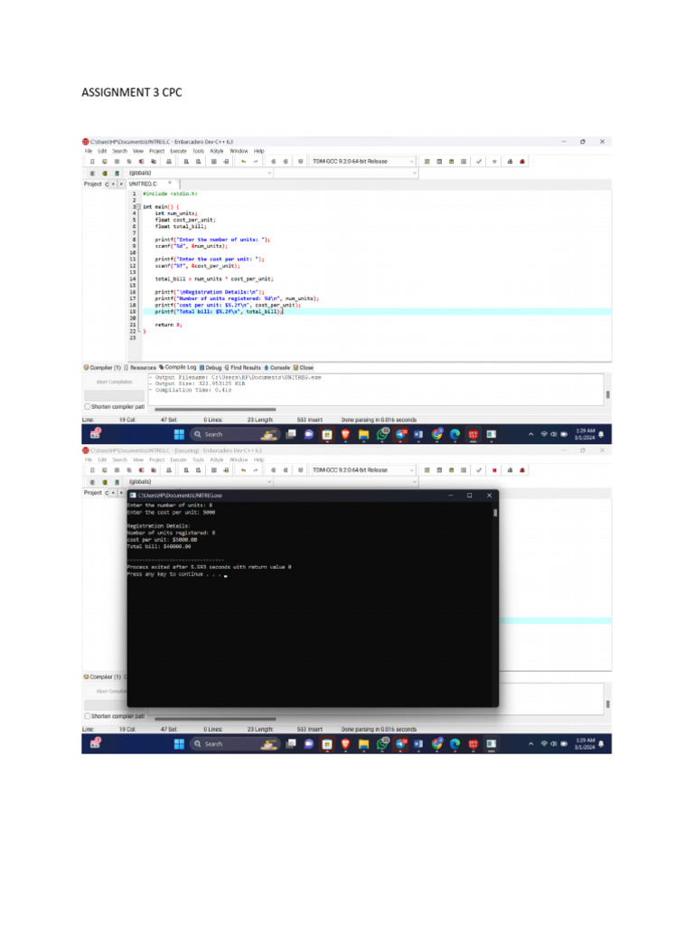 Assignment 3 CPC | PDF