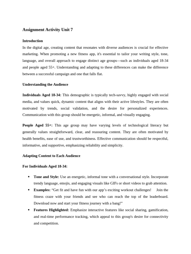 ENGL 1102-Assignment Activity Unit 7 | PDF | Communication | Human Communication