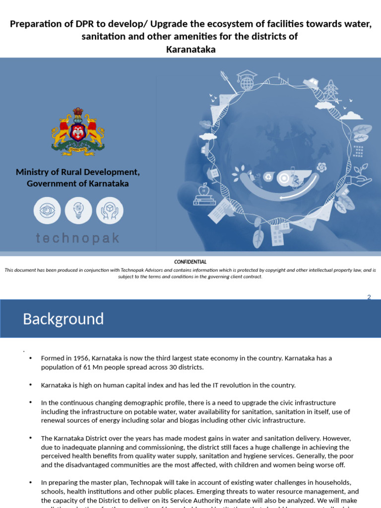 DPR For Water Ecosystem - Karnataka (15.07.2019) | PDF | Sewage ...