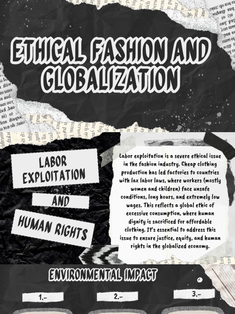 Ethical Fashion and Globalization Exp | PDF | Fashion | Economies
