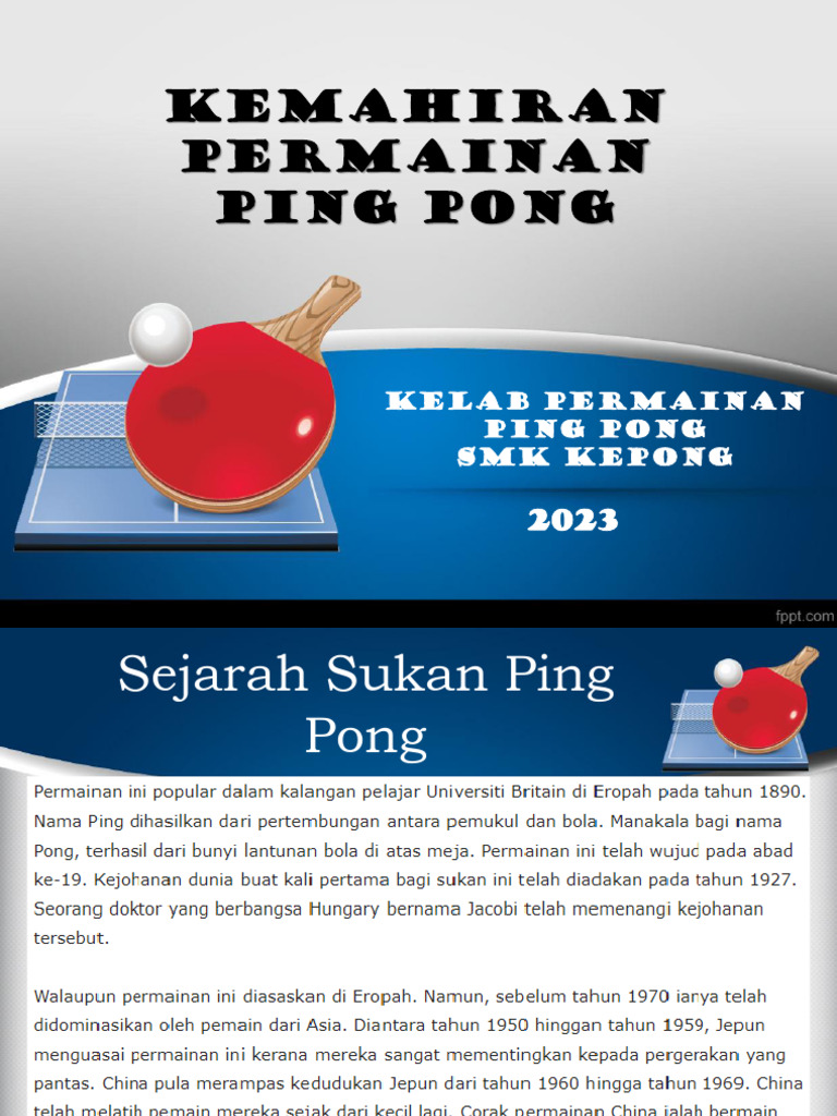 Slide Ping Pong | PDF