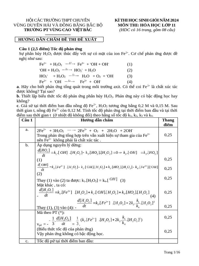 Hoa - 11 - Vung Cao Viet Bac - Thai Nguyen - HDC | PDF