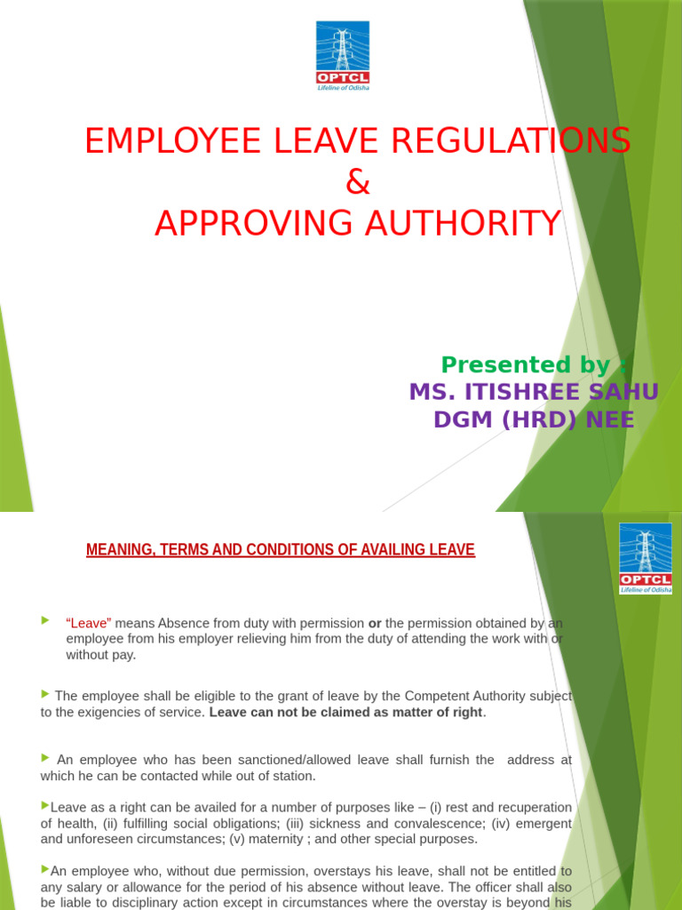 Types of Employee Leave Regulations | PDF | Parental Leave | Employment