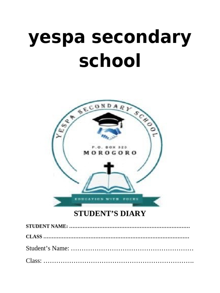 STUDENT DIARY | PDF