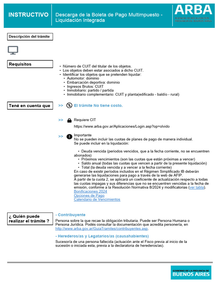 Guia de Tramites | PDF | Deuda