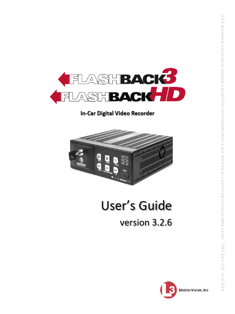 Flashback 3 | PDF | Digital Video Recorder | Menu (Computing)