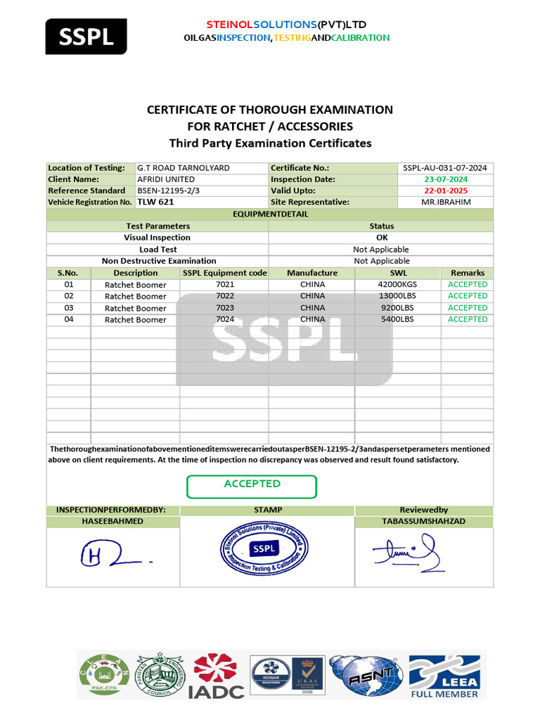 SSPL-AU-031-07-2024-Bommer - TLW 621 | PDF