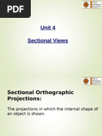 Sectional Views | PDF | Shape | Perpendicular