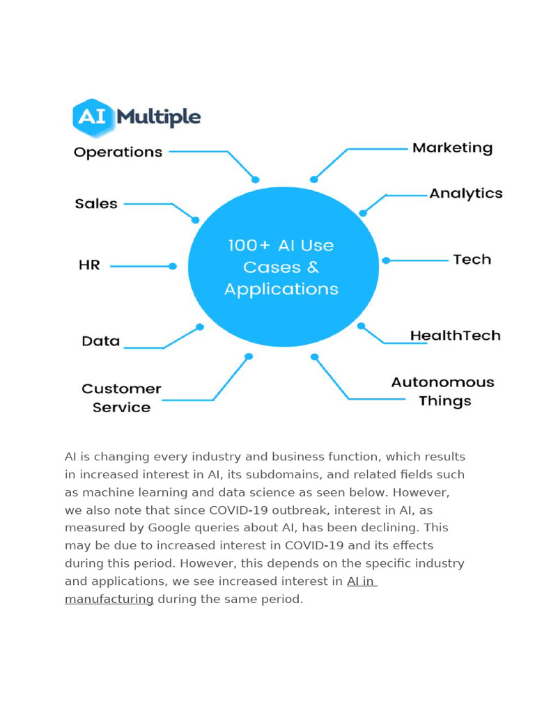AI Use Cases | PDF | Artificial Neural Network | Artificial Intelligence
