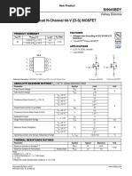 Dual N-Channel 60V MOSFET Specs | PDF | Mosfet | Field Effect Transistor