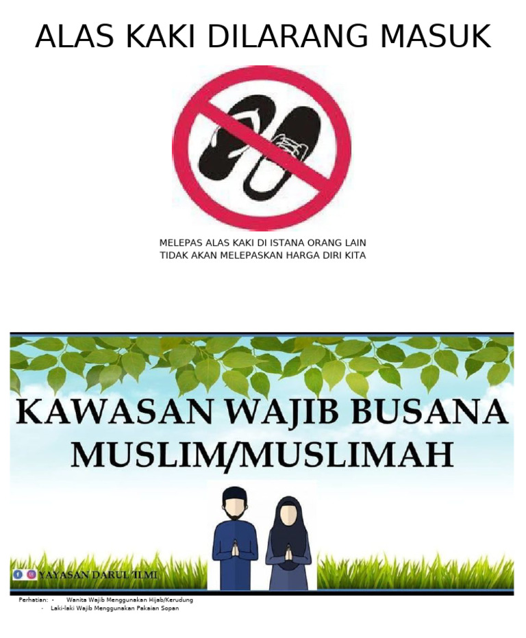 Alas Kaki Dilarang Masuk | PDF