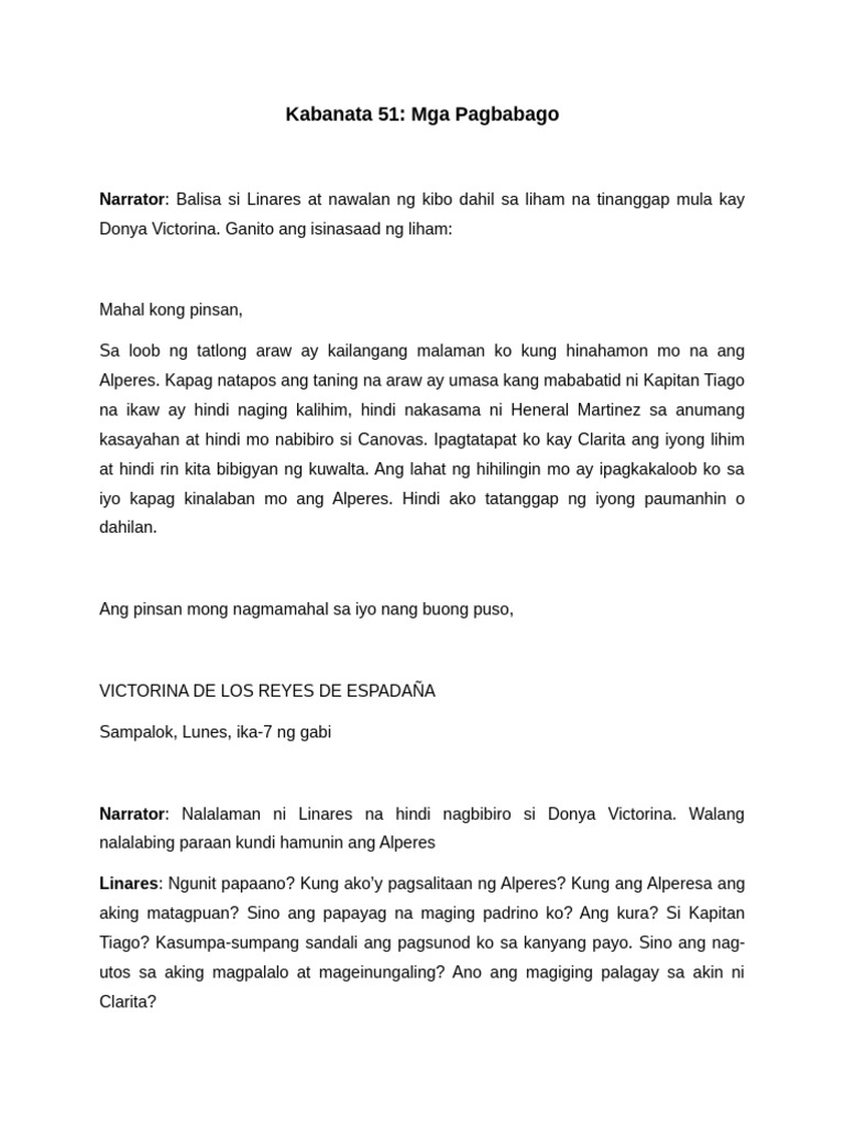 Kabanata 51-52 | PDF
