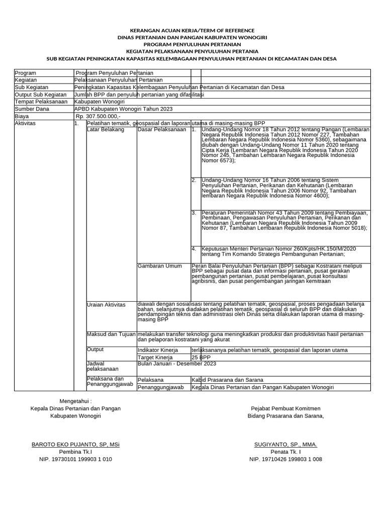 Kak Penyuluhan 2023 | PDF
