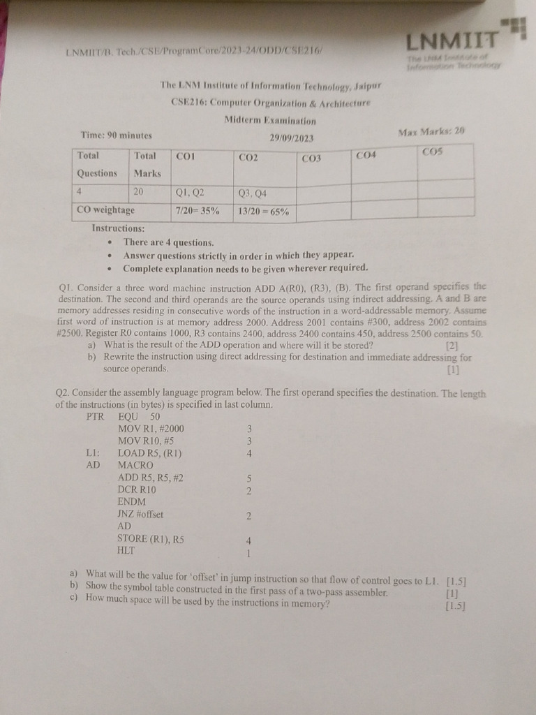 Sem3 Midterm Papers-3 | PDF