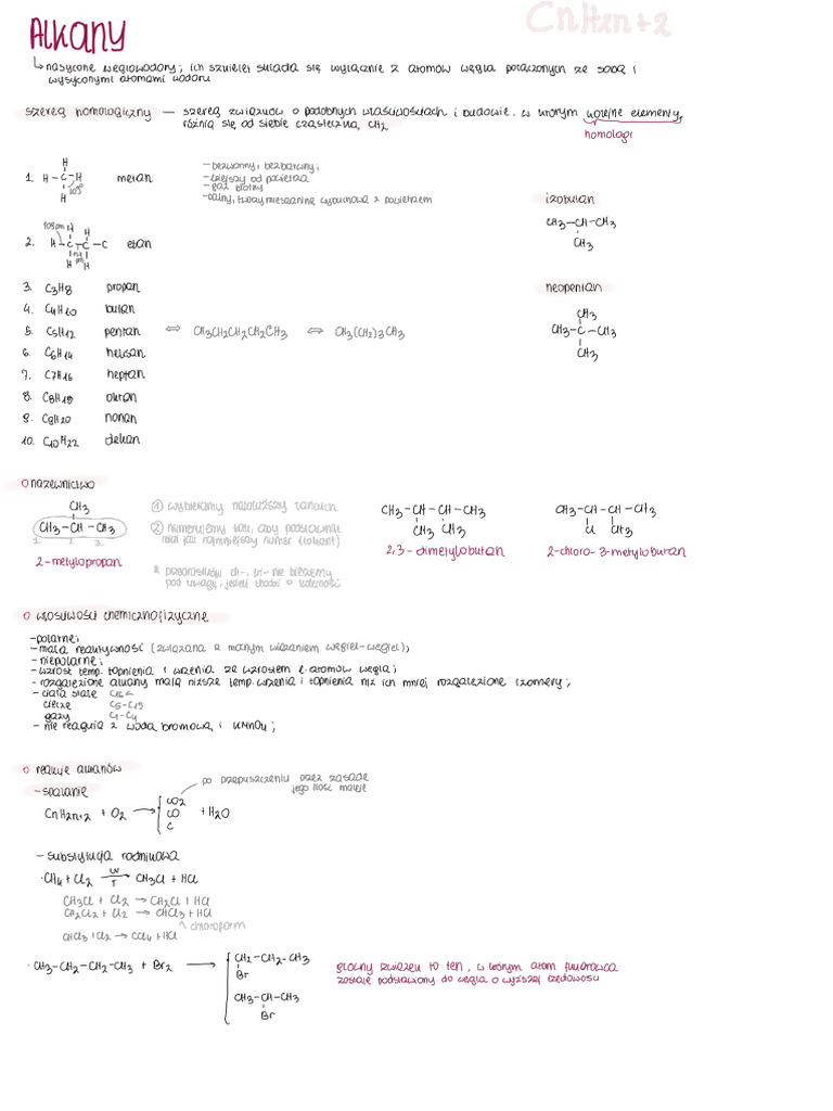 Alkany | PDF