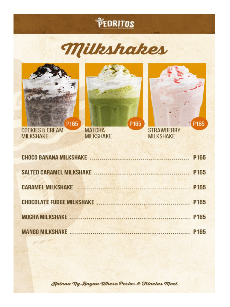PEDRITOS MENU | PDF
