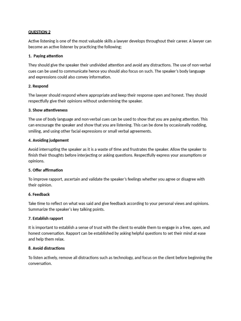 Question 2 | PDF | Career & Growth