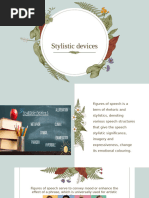 Aesthetic Features & Stylistic Devices | PDF
