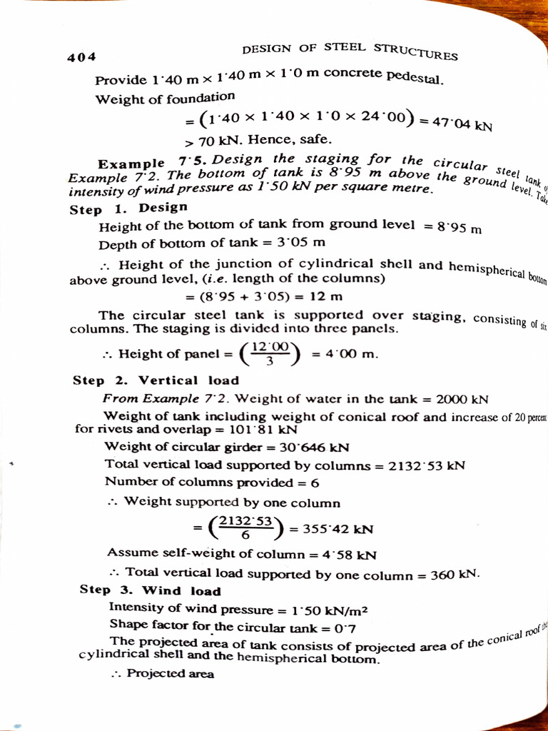 Staging of Circular Water Tank04-Oct-2024 | PDF | Column | Rivet