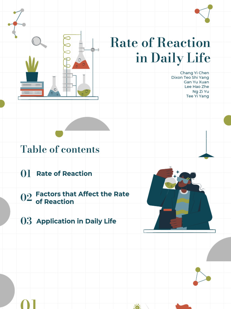 Rate of Reaction in Daily Life | PDF | Reaction Rate | Catalysis