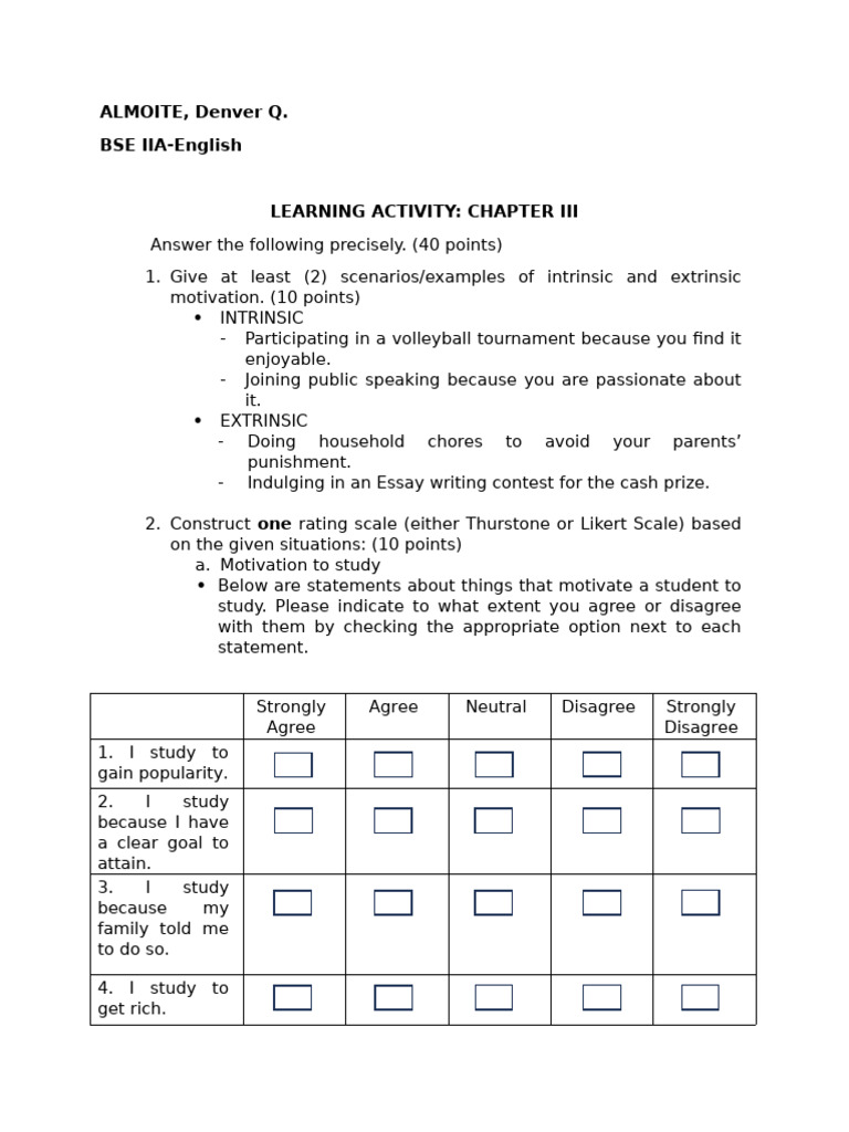 Educ 109 - Activities For Finals | PDF | Teachers | Learning