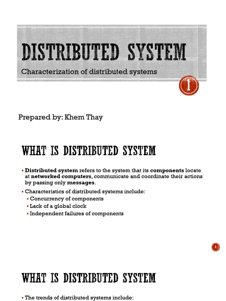 Chapter 1 - Characterization of Distributed Systems | PDF | Computer ...