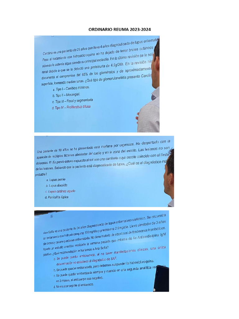 Ord 2023 Reuma | PDF | Medicina CLINICA | Especialidades Medicas