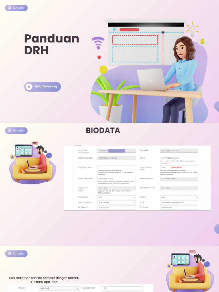 Panduan DRH Khusus Format PPP | PDF