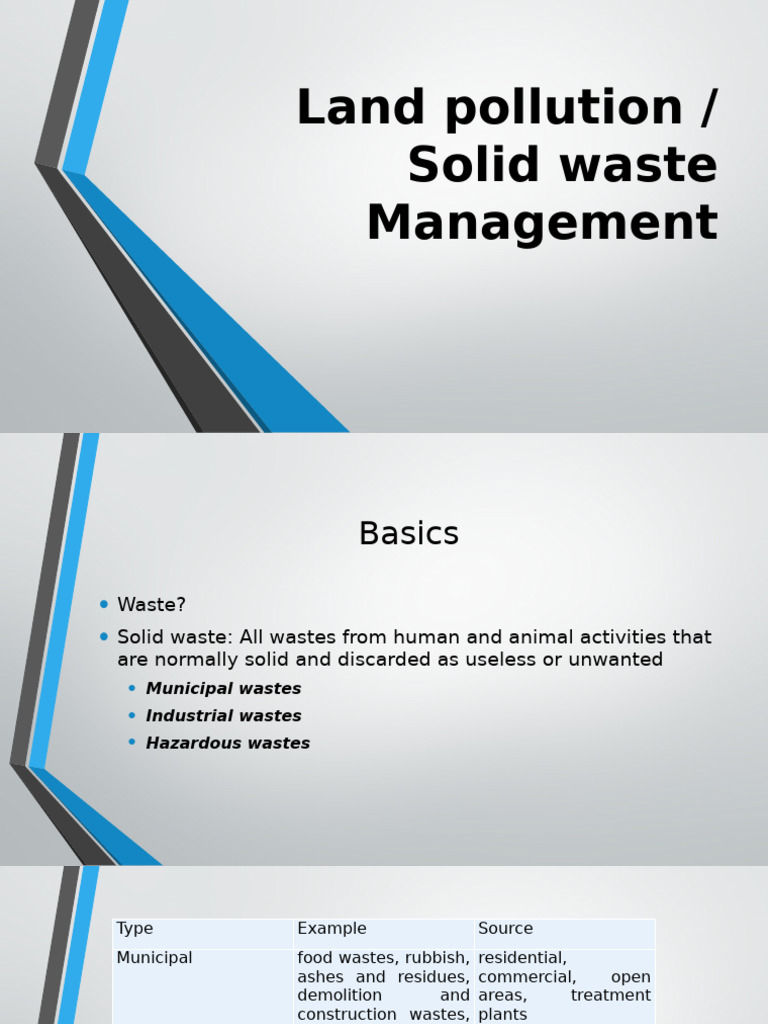 Soild Waste Managment | PDF | Waste | Waste Management