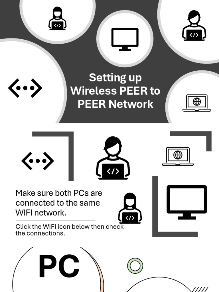 Setting Up Wireless PEER To PEER Network | PDF | Ip Address | Computer ...