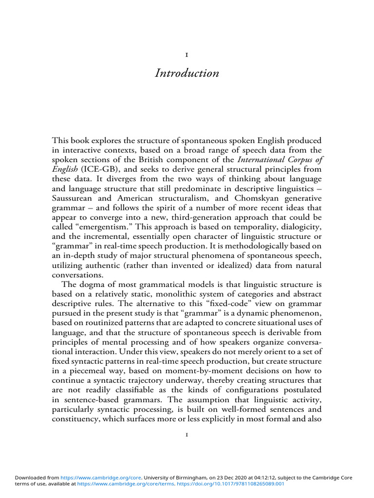 Haselow, A. (2017) - Spontaneous Spoken English Introduction | PDF ...