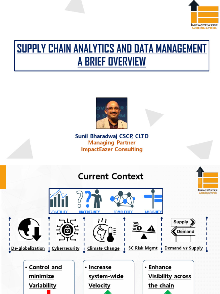 SCM Analytics and Data Management - A Brief Overview | PDF | Analytics ...