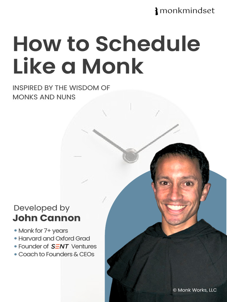 How+to+Schedule+Like+a+Monk | PDF | Monk | Meditation
