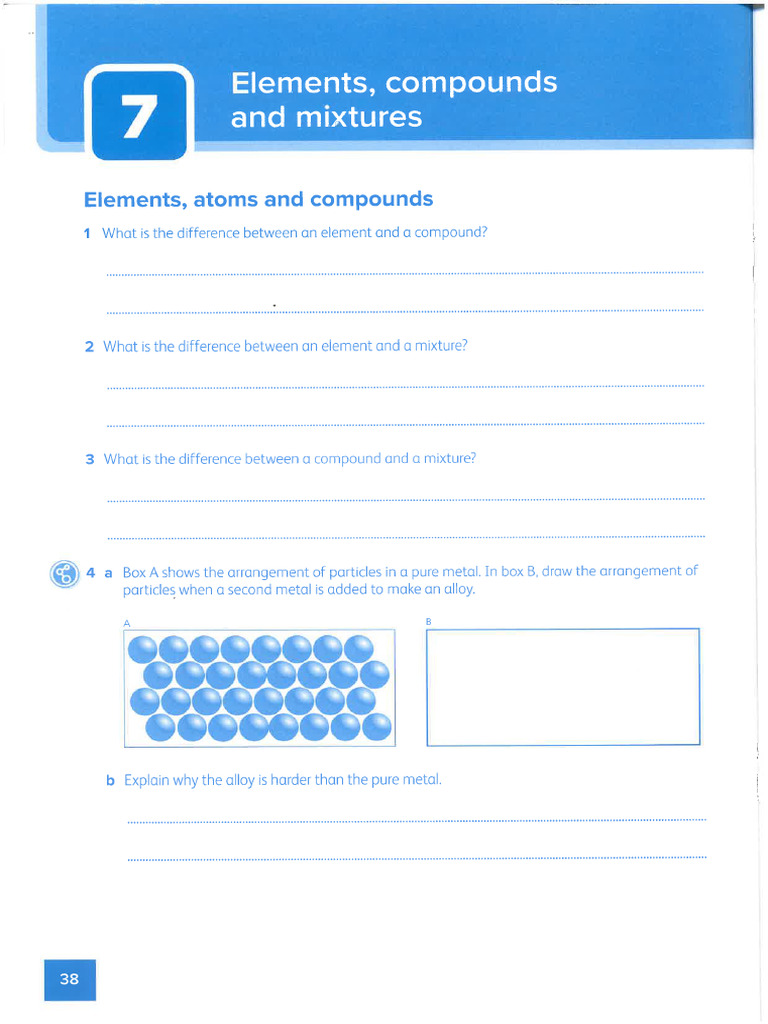 7 - Elements, Compounds and Mixtures | PDF