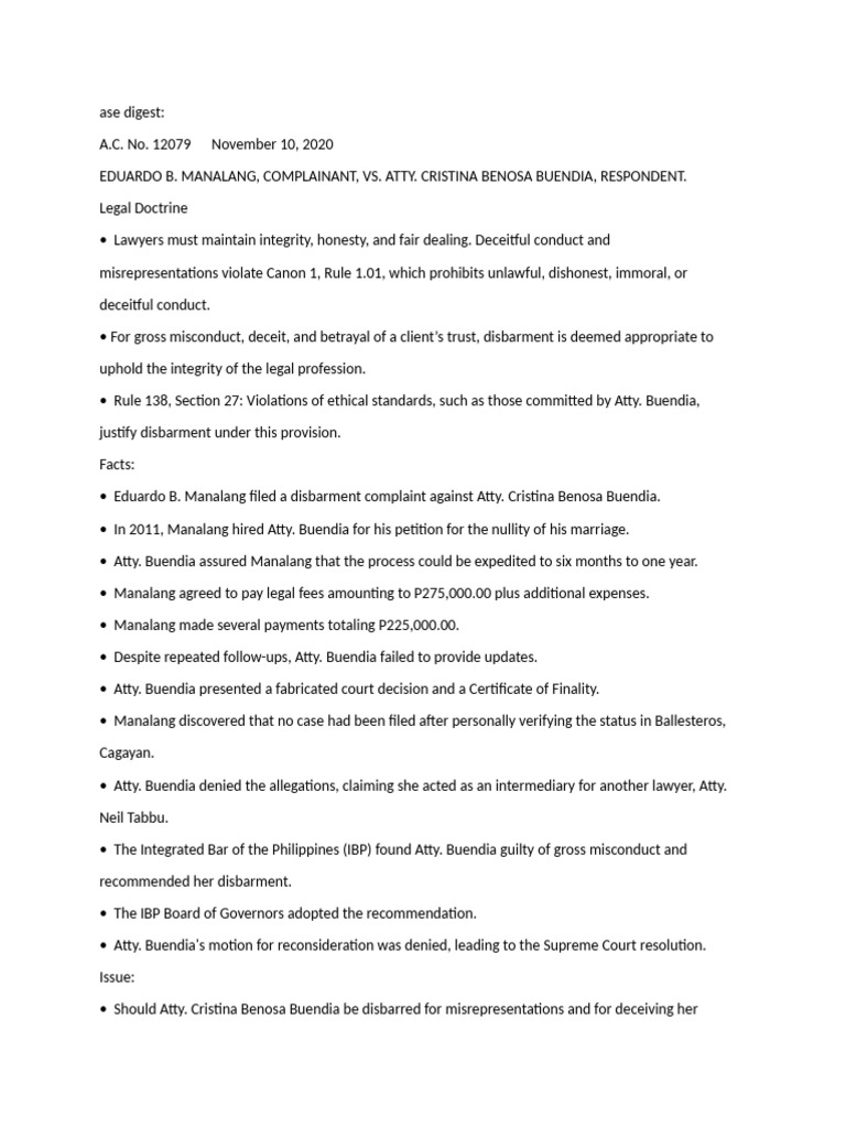 Ase Digest | PDF | Lawyer | Disbarment