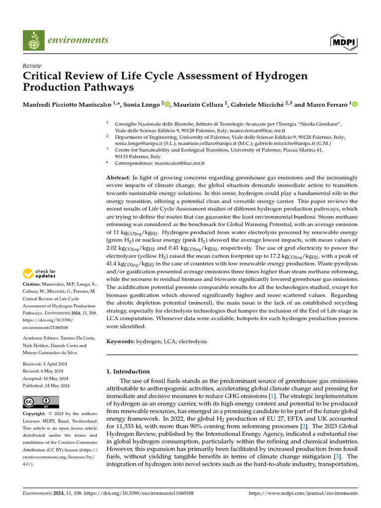 environments-11-00108 | PDF | Methane | Life Cycle Assessment