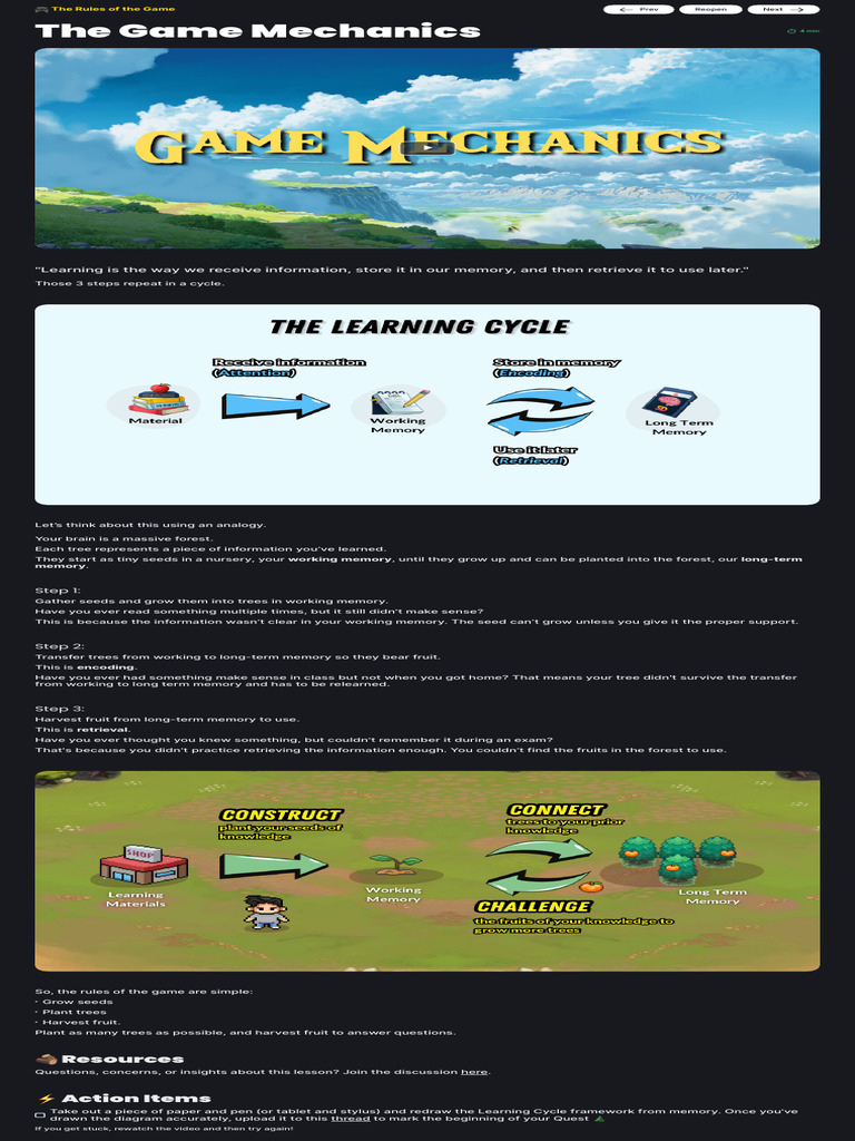 Game Mechanics | PDF | Career & Growth | Computers