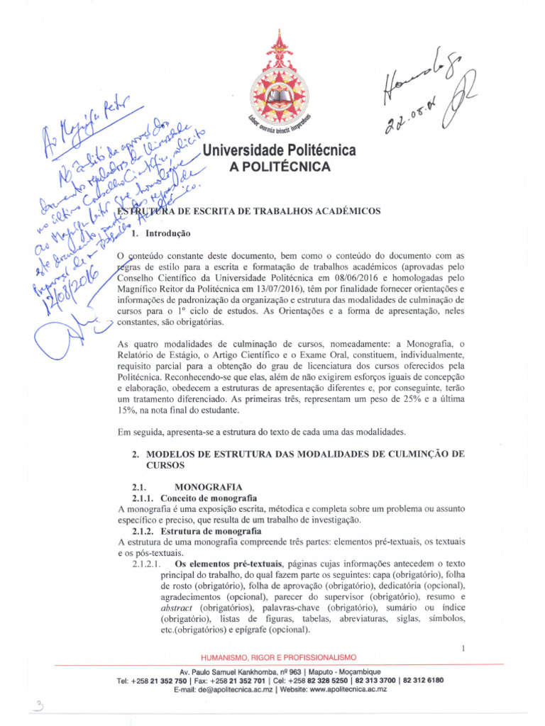 Estrutura de TFC | PDF