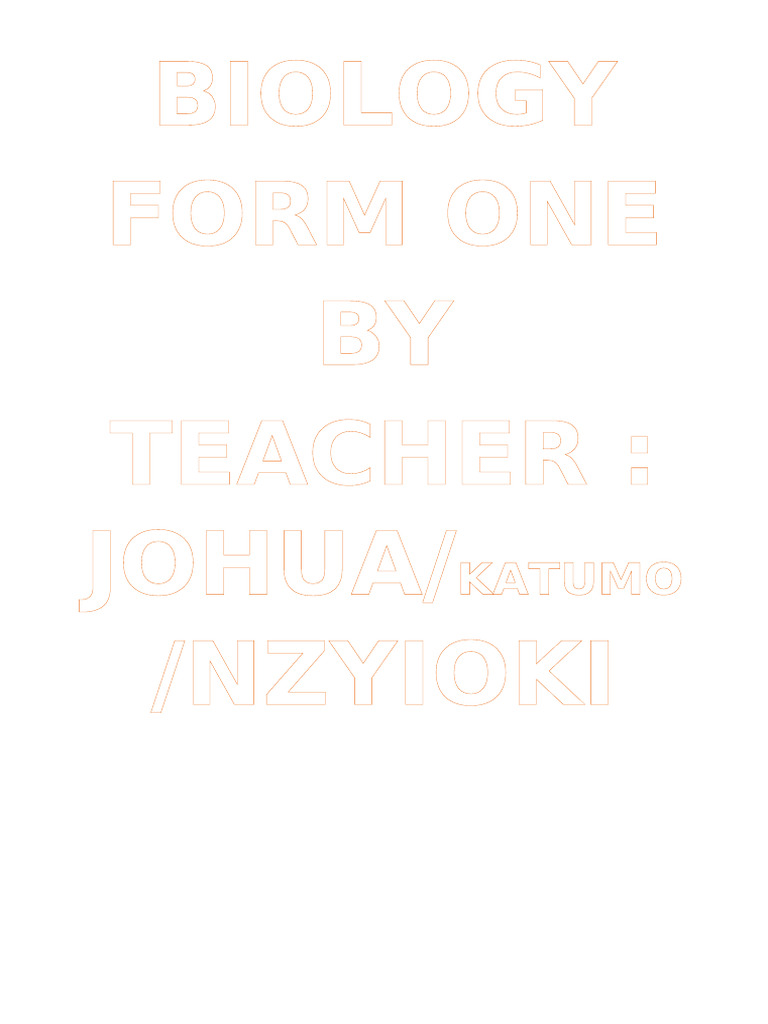 form-1-notes (1)jokan notes | PDF | Lysosome | Mitochondrion
