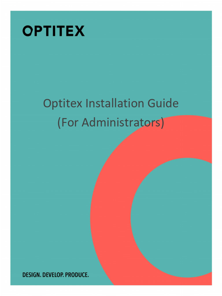 Optitex Installation Guide | PDF | Installation (Computer Programs) | Computer File