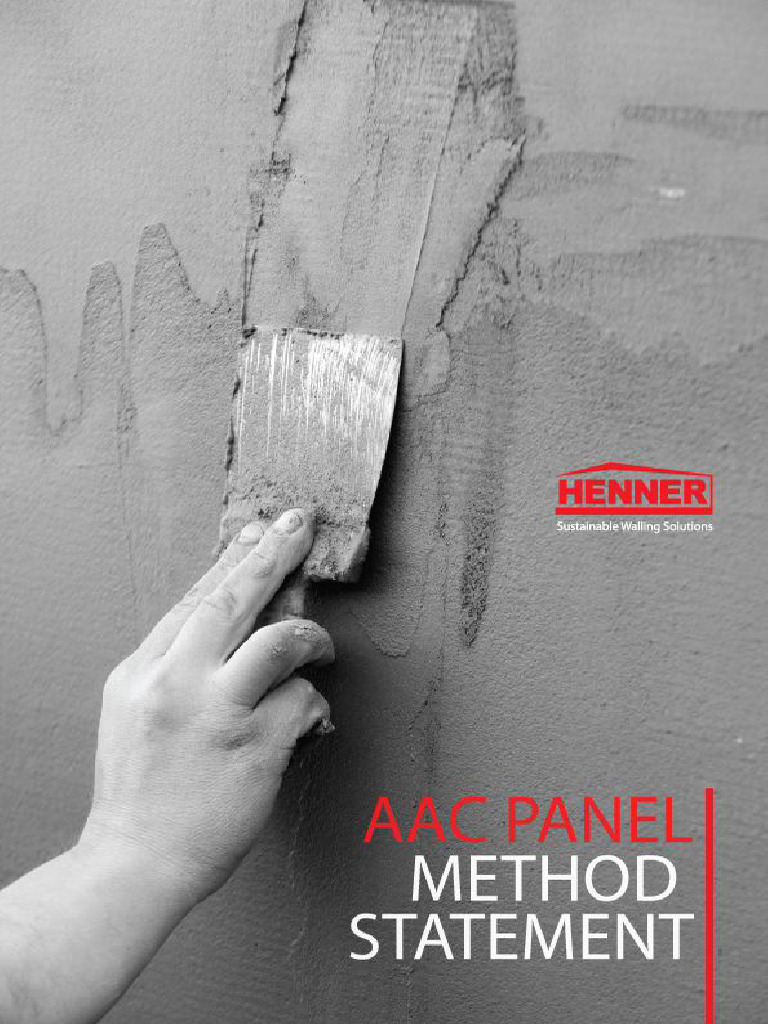Henner AAC Wall Panel Installation Guide | PDF | Pallet | Door