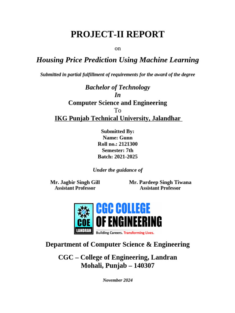 COE_Project_II_Report_Format | PDF | Artificial Intelligence ...