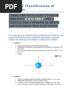Lecture - Classification of Elements Based On SPDF Orbitals | PDF ...