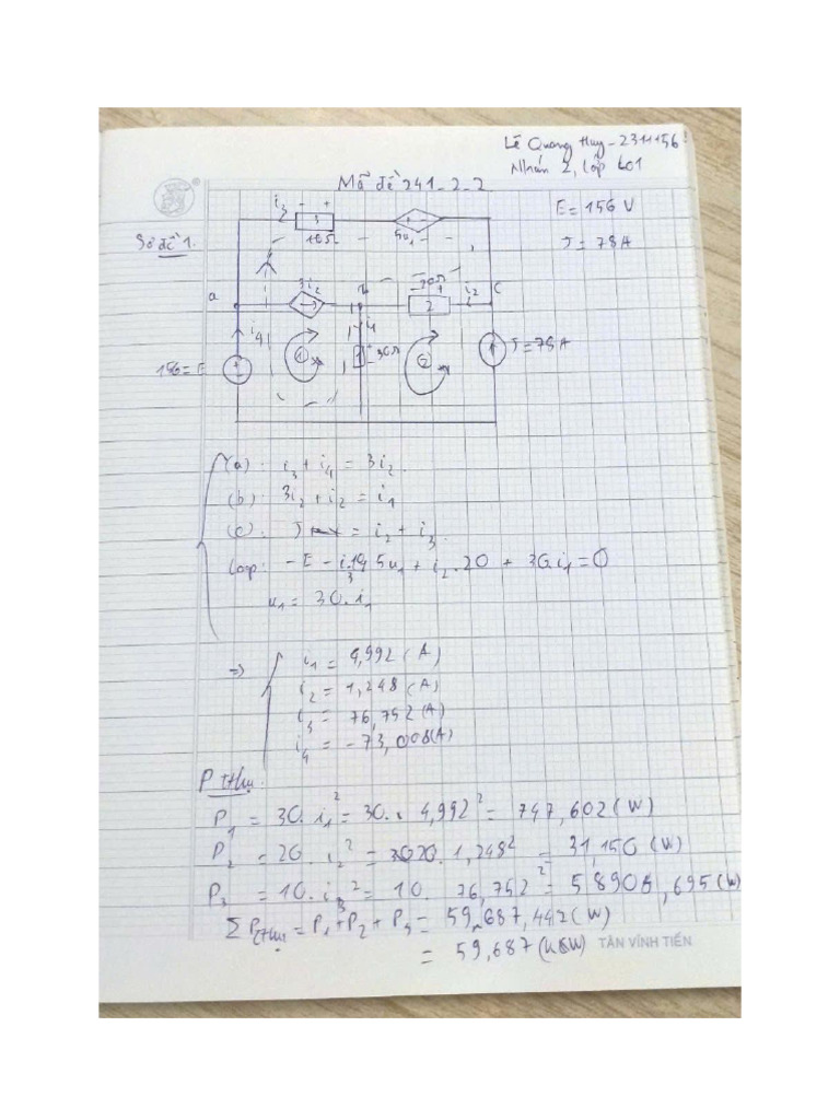 BTL1 - 2311156 - Lê Quang Huy | PDF