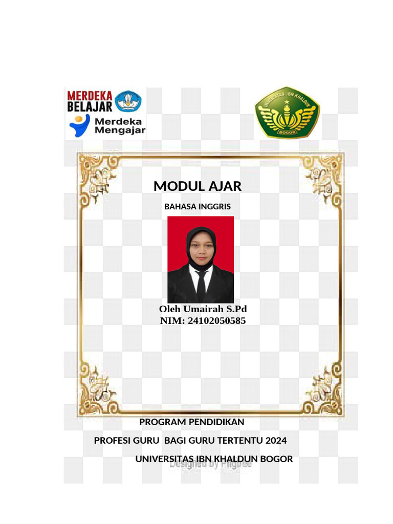 Modul Ajar Umay Ok | PDF